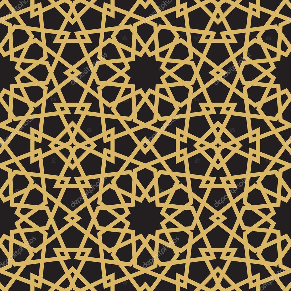 Islamic seamless pattern — Stock Vector © Koraysa #109365398