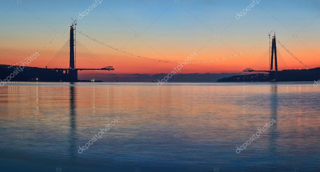 Third Bridge at evening — Stock Photo © Koraysa #93400082