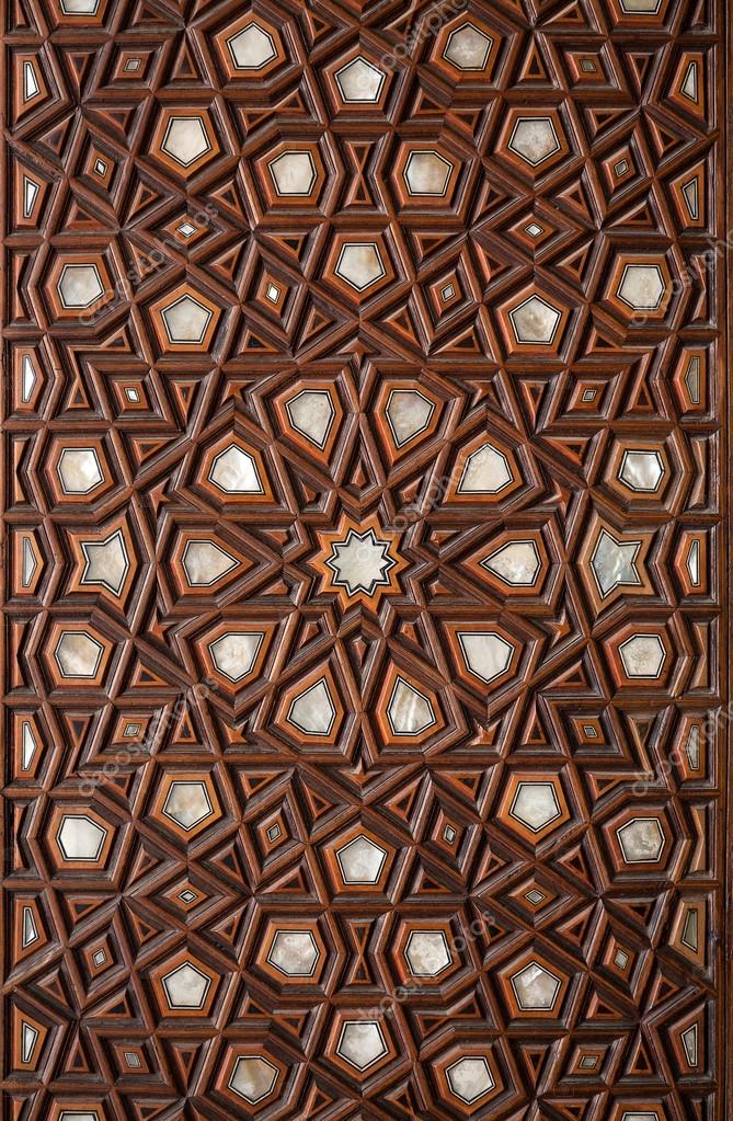 Brown decorative islamic pattern — Stock Photo © Koraysa #95074502