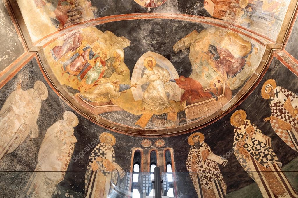 Fresque byzantine ancienne — Photo éditoriale par ©Koraysa - #96670312