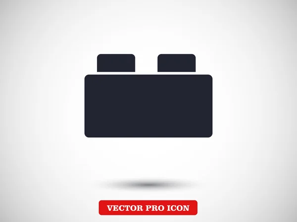 Building block flat design icon — Stock Vector © StudioIcon #104826584
