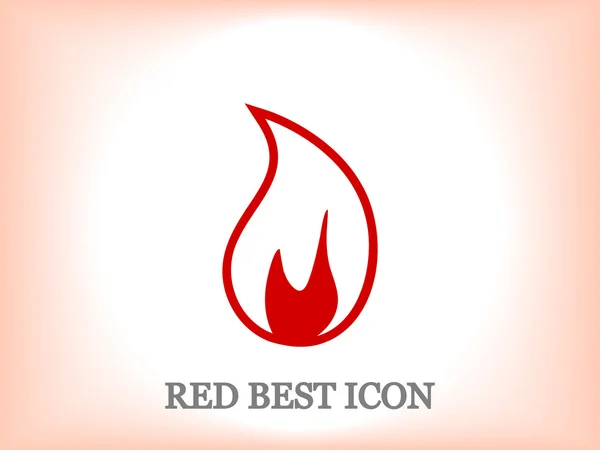 Fire design icon — Stock Vector © StudioIcon #99581404