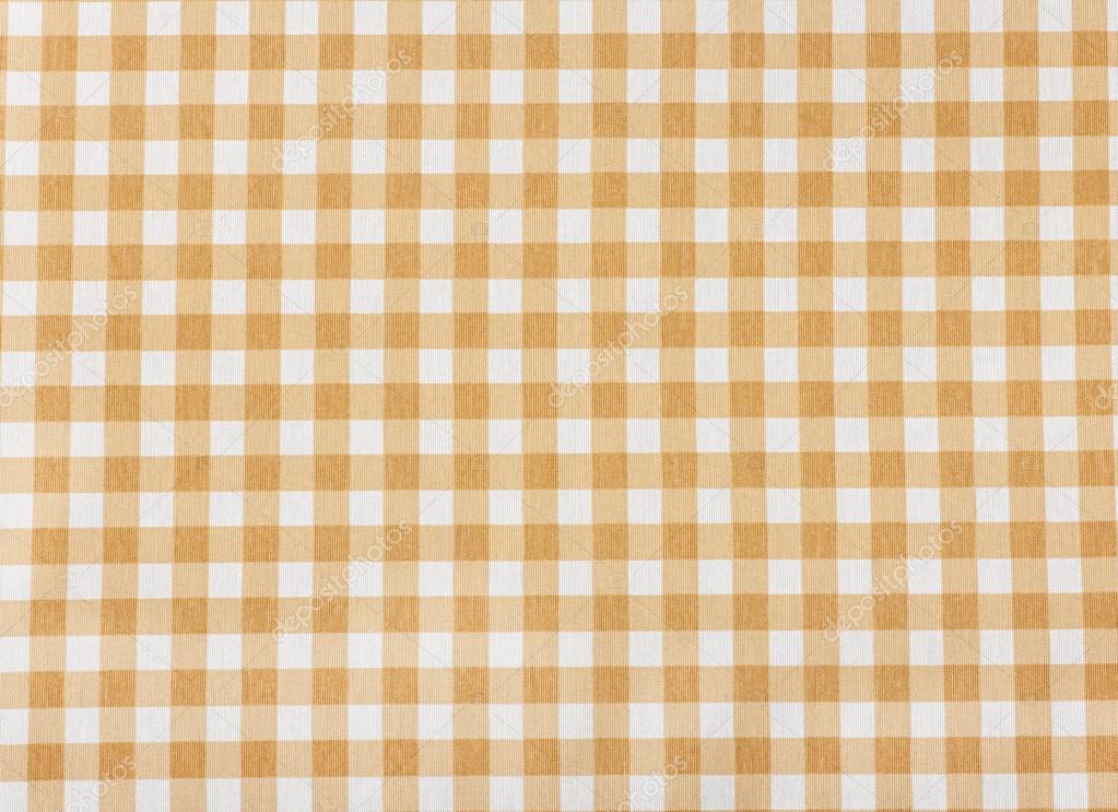 Fondo de textura de mantel a cuadros color beige y blanco — Foto de ...