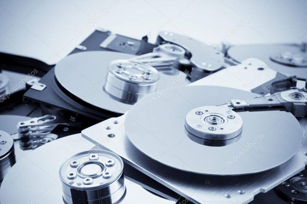 Open hard drives in bulk — Stock Photo © feudmoth.gmail.com #107313634
