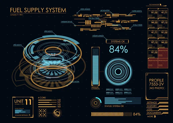 100,000 Hud ui Vector Images | Depositphotos