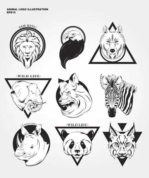 Logotipos animales imágenes de stock de arte vectorial | Depositphotos