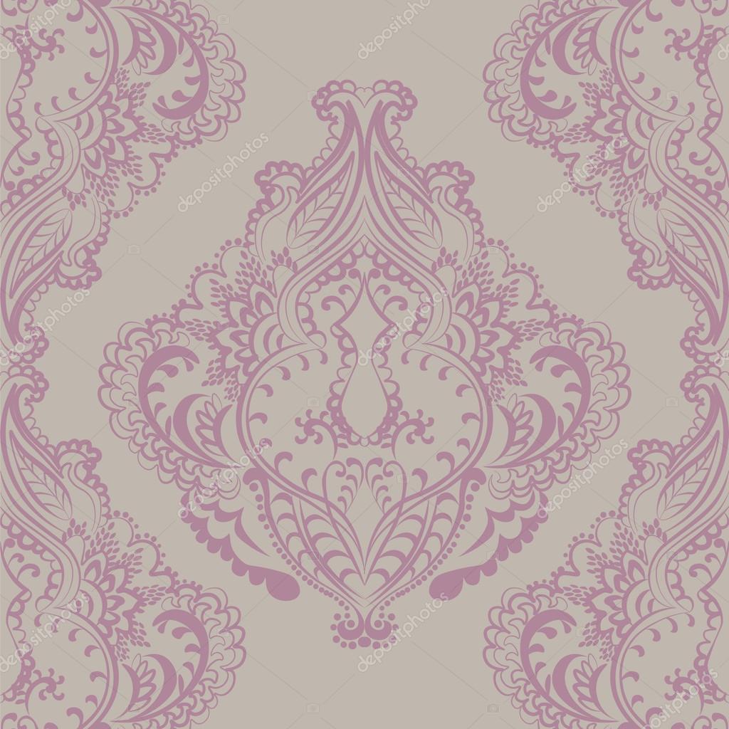 Vector floral pattern in Indian style Stock Vector Image by ©inagraur ...