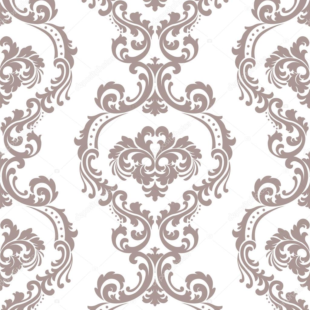 Vintage Vector Floral ornament damask pattern Stock Vector by ©inagraur ...