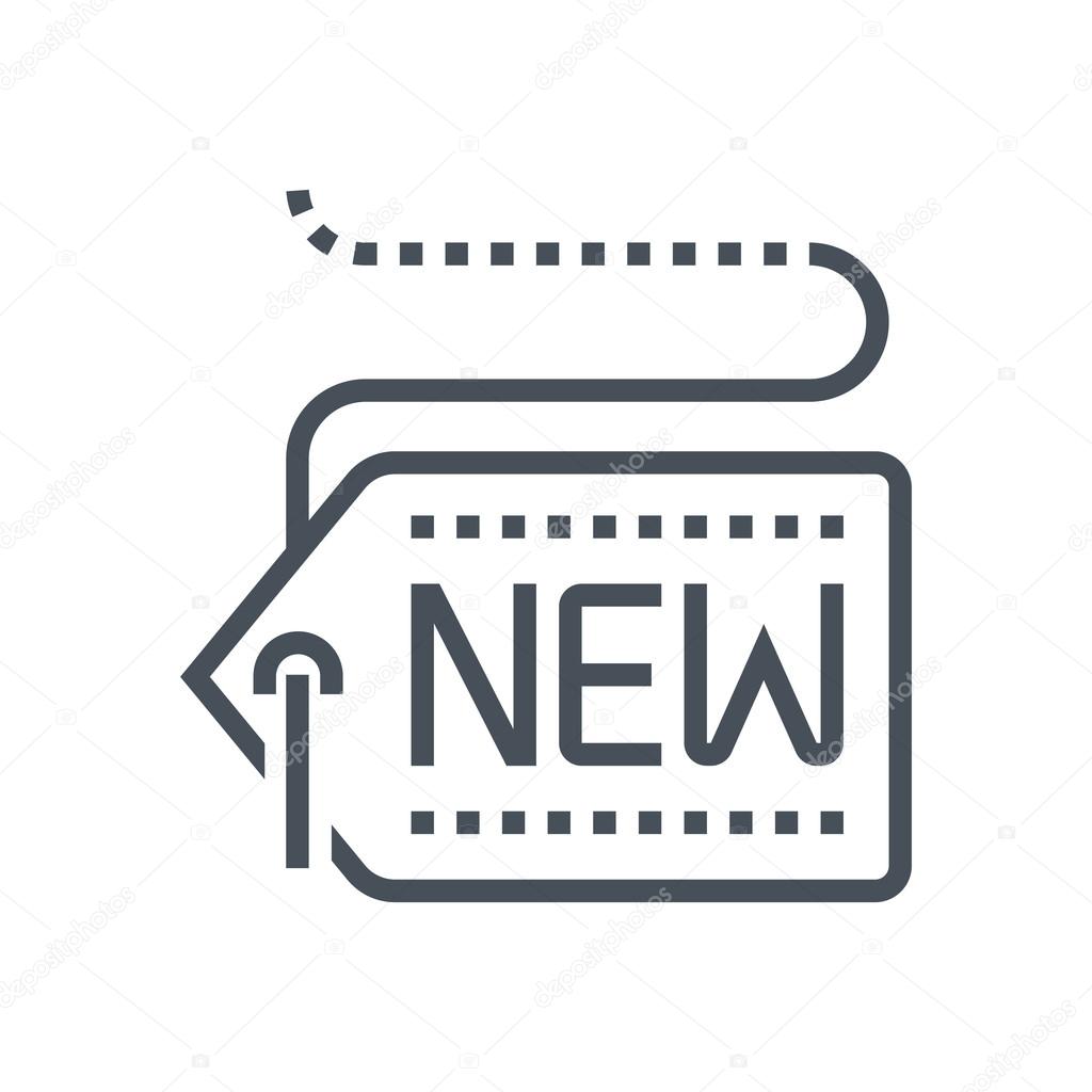 New tag icon Stock Vector Image by ©Howcolour #102856442