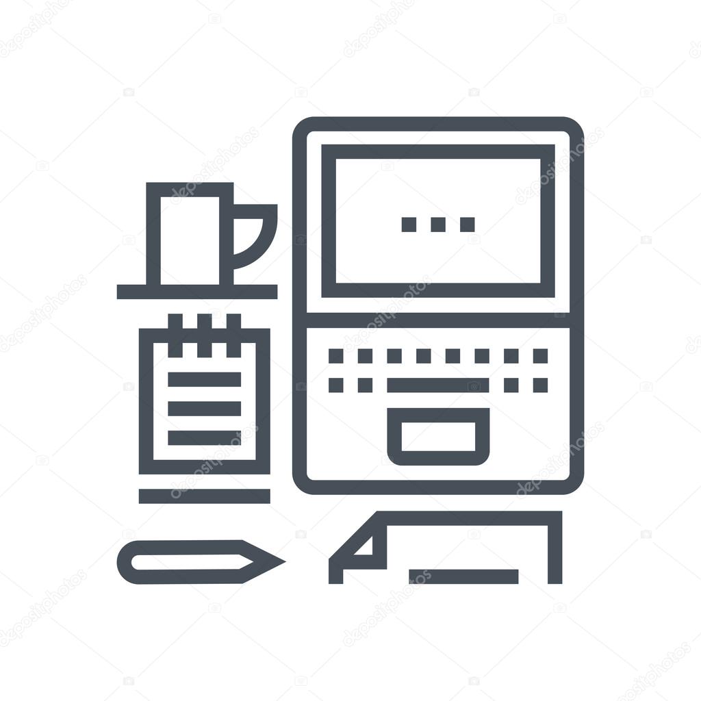 Conference theme icon Stock Vector by ©Howcolour 103443428