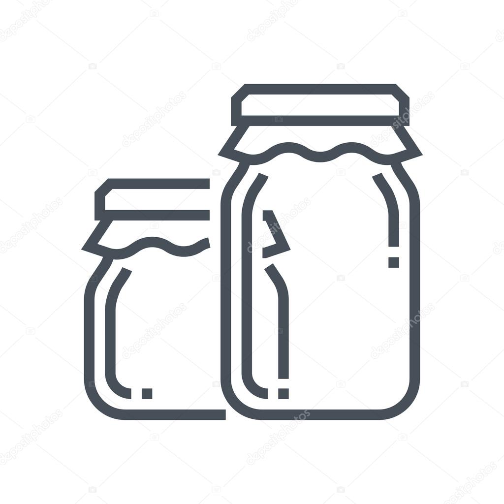 Jar theme icon Stock Vector Image by ©Howcolour #104460364