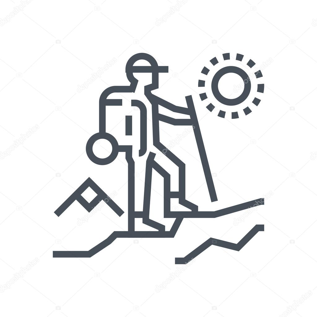 Tracking theme icon — Stock Vector © Howcolour #104460452