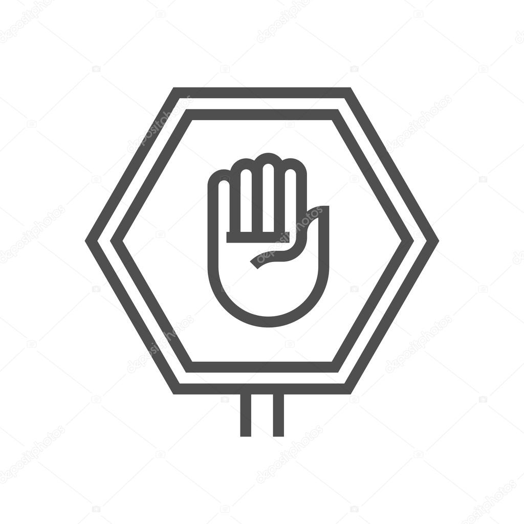 Stop Sign Hand Clip Art