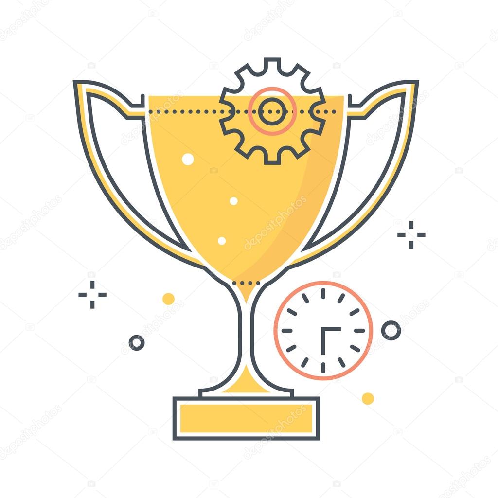 Color line, award illustration Stock Vector Image by ©Howcolour #111256976