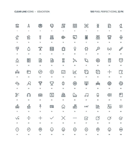 Emaling and messaging ,clear line icons Stock Vector Image by ...