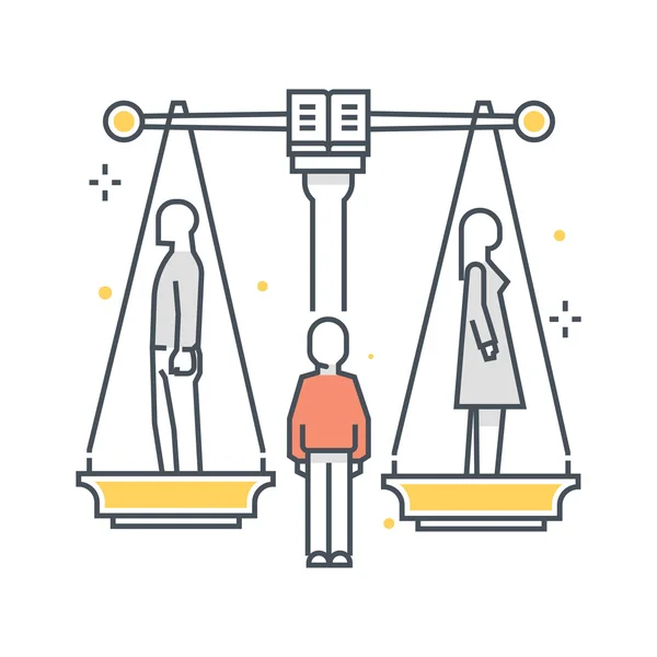 Ouders scheiden Stockvectors, rechtenvrije Ouders scheiden illustraties ...