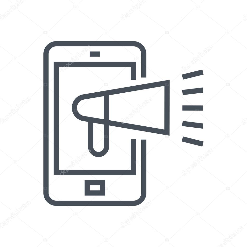 Mobile Advertising Icon