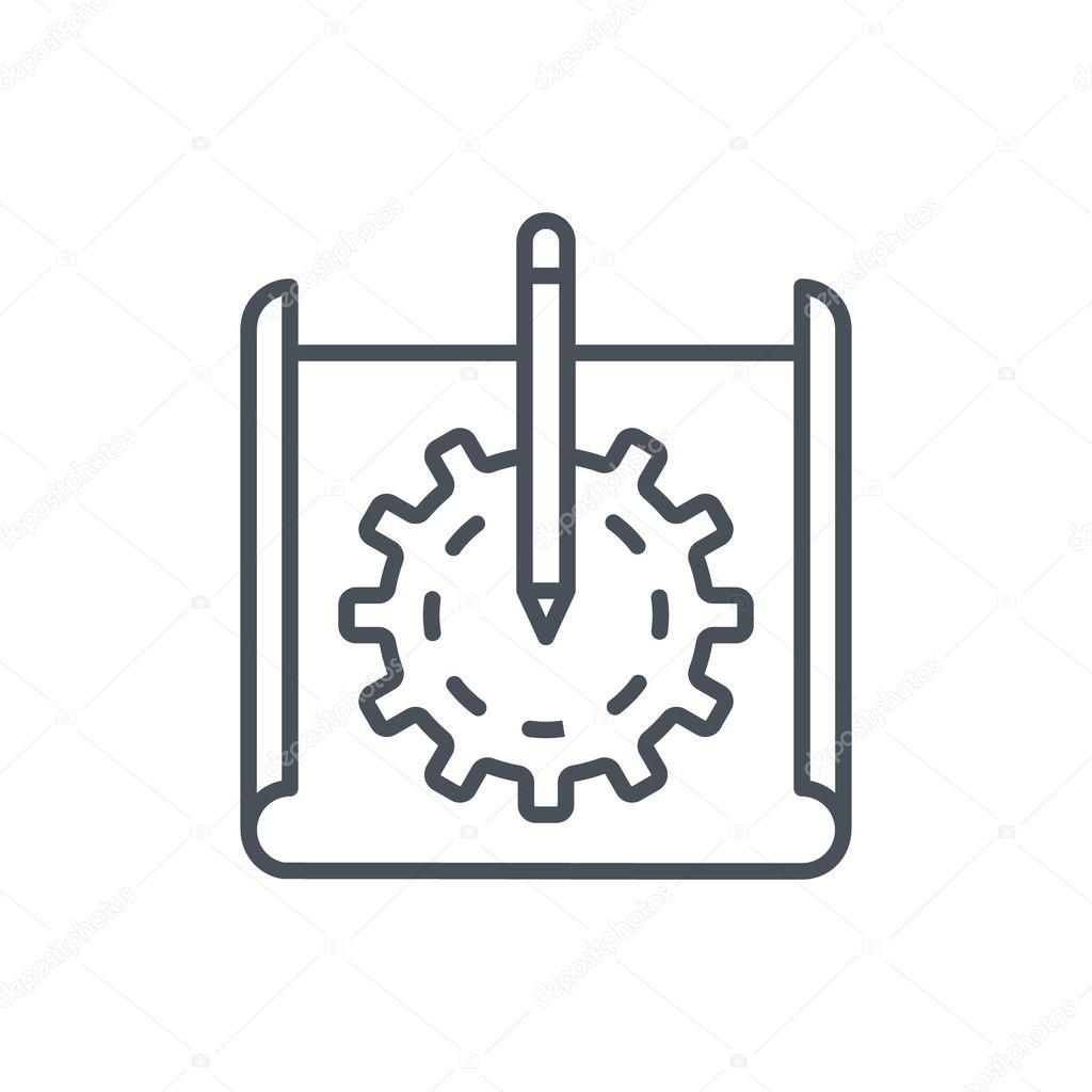 Prototyping theme icon Stock Vector Image by ©Howcolour #96310942