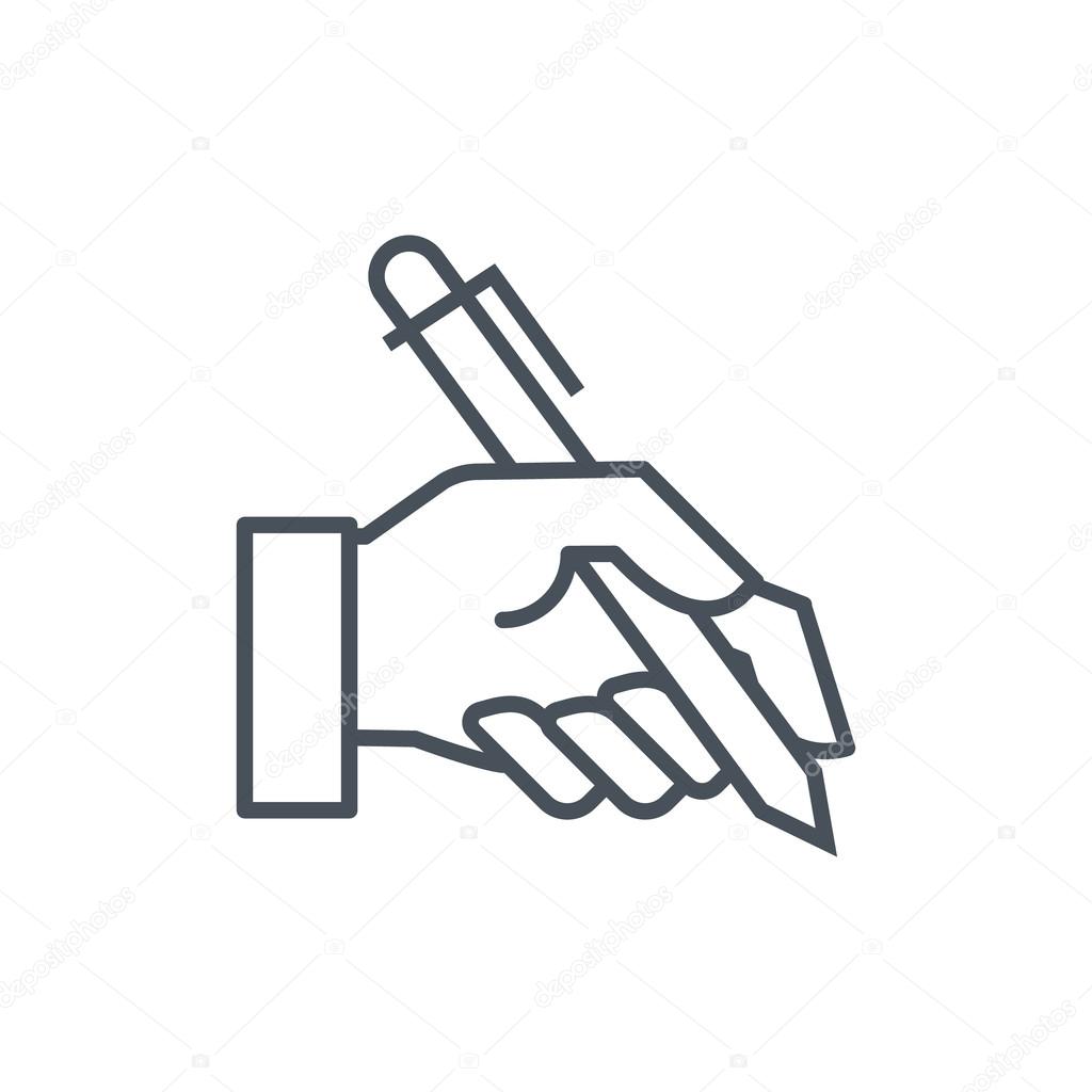 Hand Pen Icon