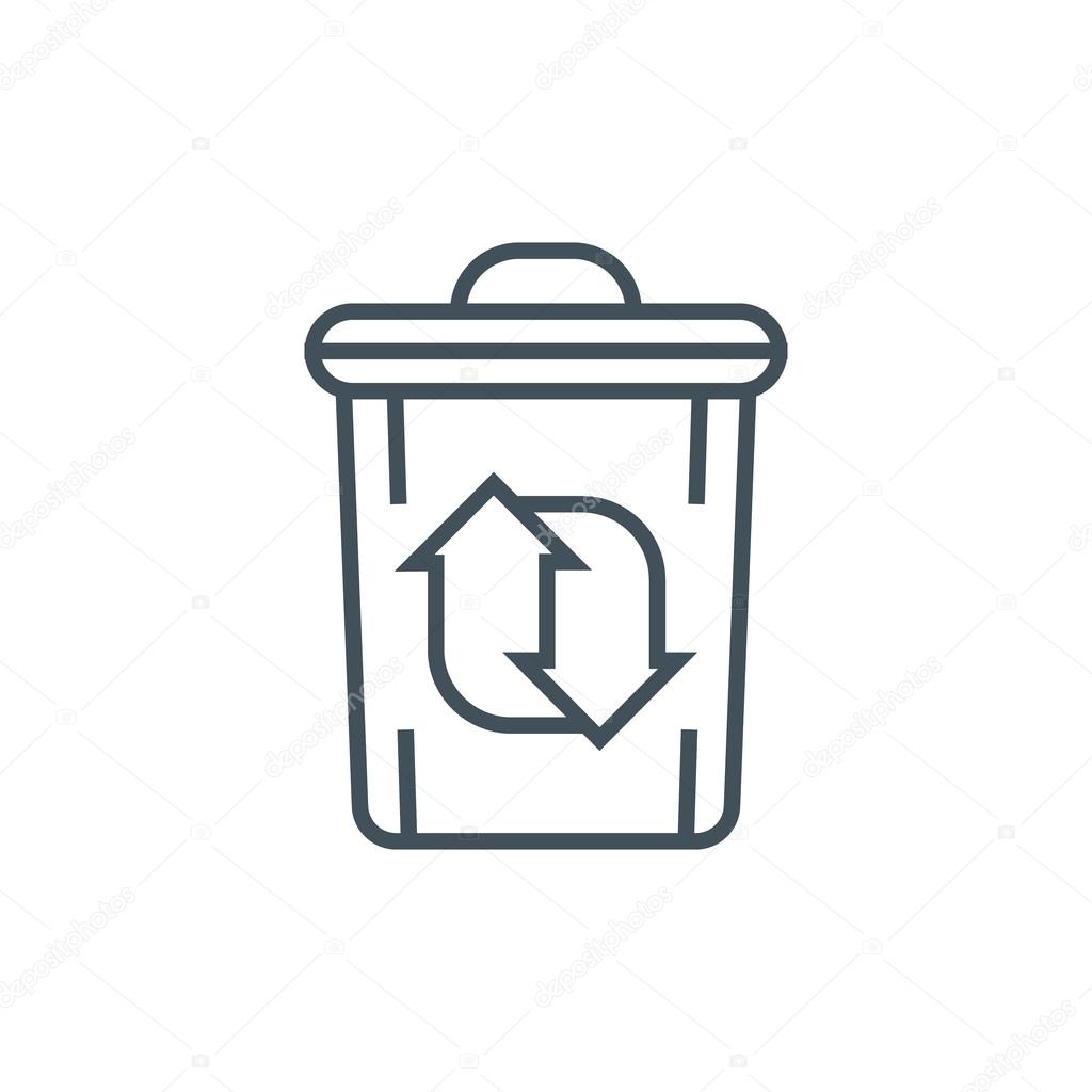 Recycling center icon Stock Vector Image by ©Howcolour #96316982