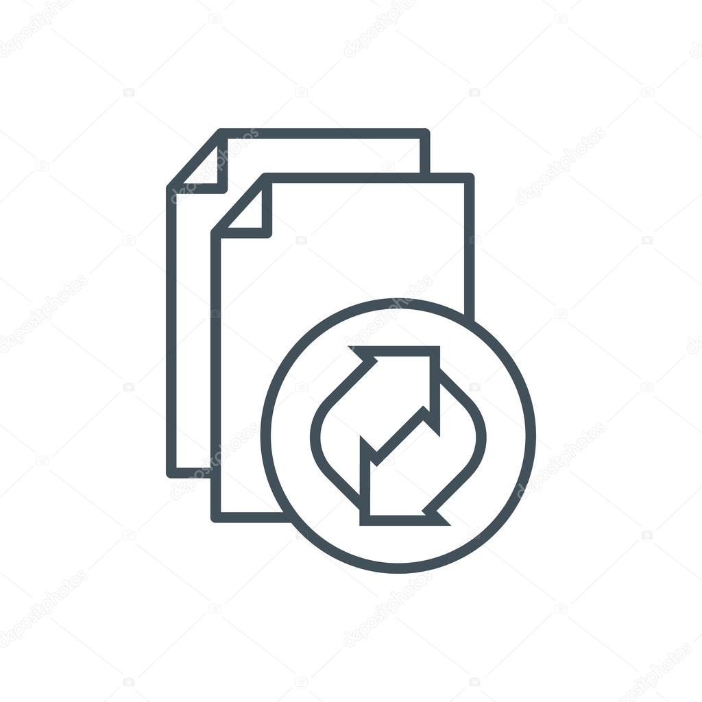 Recycling cardboard paper icon — Stock Vector © Howcolour #96316990