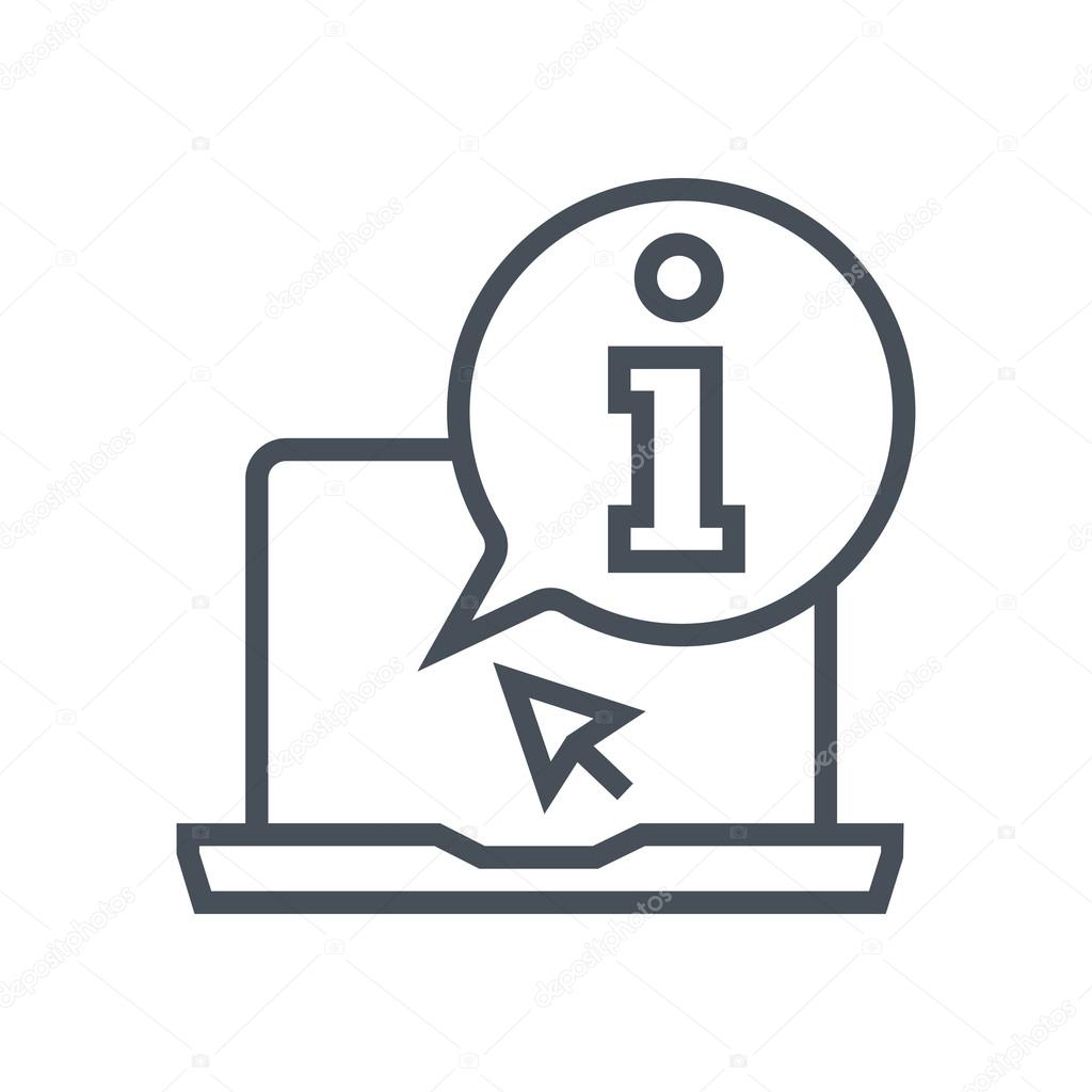 Cursor and computer icon Stock Vector by ©Howcolour 98443132