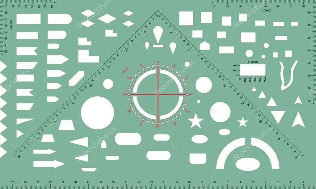 Officer ruler with military shapes — Stock Vector © boriscarpov.gmail ...