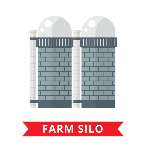 Grain silo Vector Art Stock Images | Depositphotos