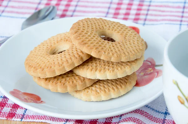 Fotos de Biscoito com recheio de geléia, Imagens de Biscoito com ...
