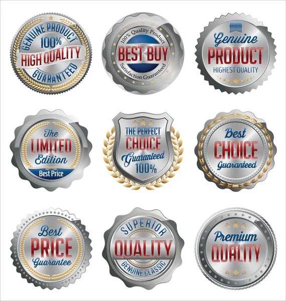 25,522,920 Silver sticker Vector Images | Depositphotos