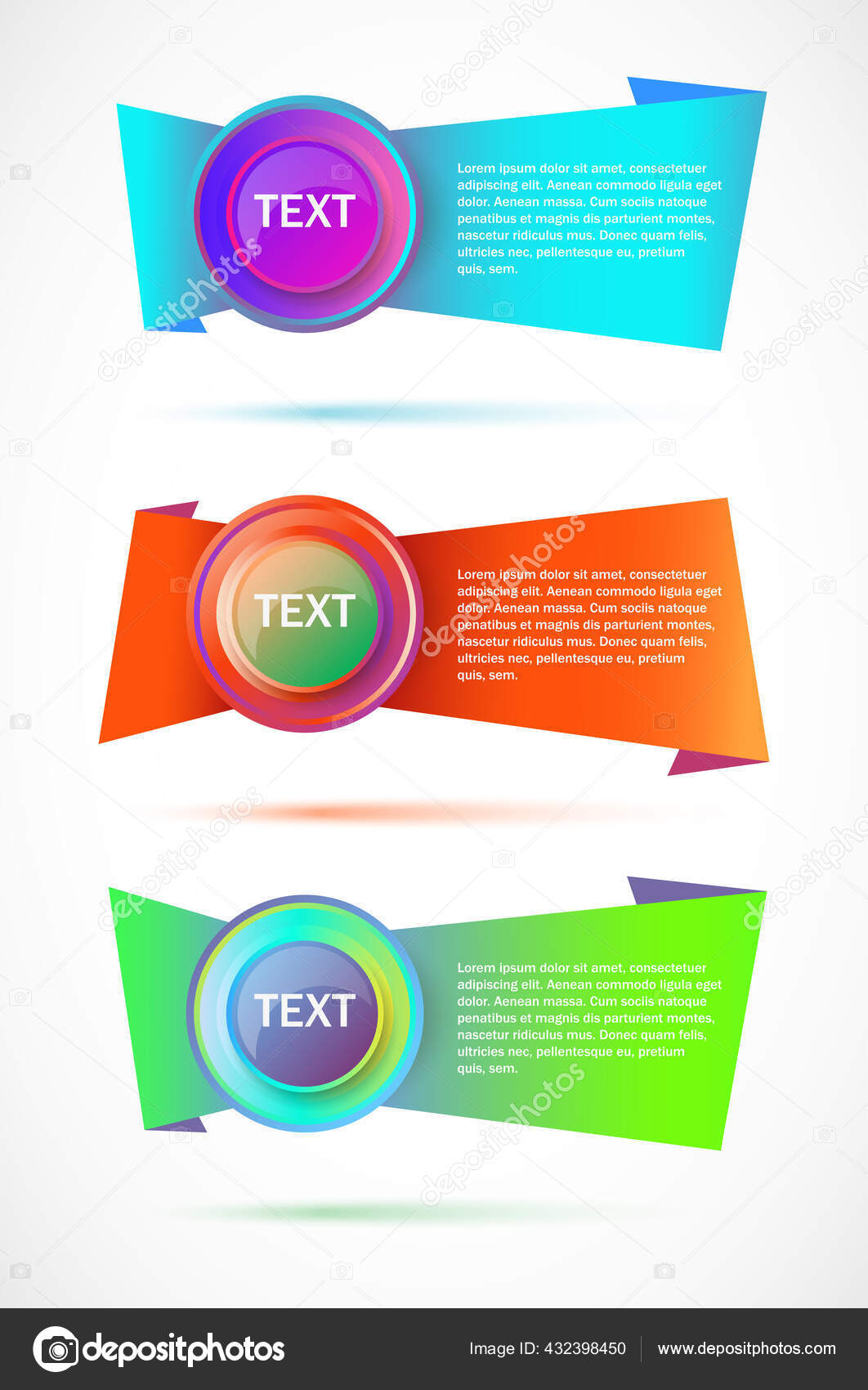 Vector Stickers Banner Label Vector Template Stock Vector Image by ...