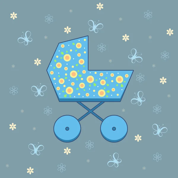 Vector illustration of red pram Stock Vector Image by ©olyaruta.yandex ...