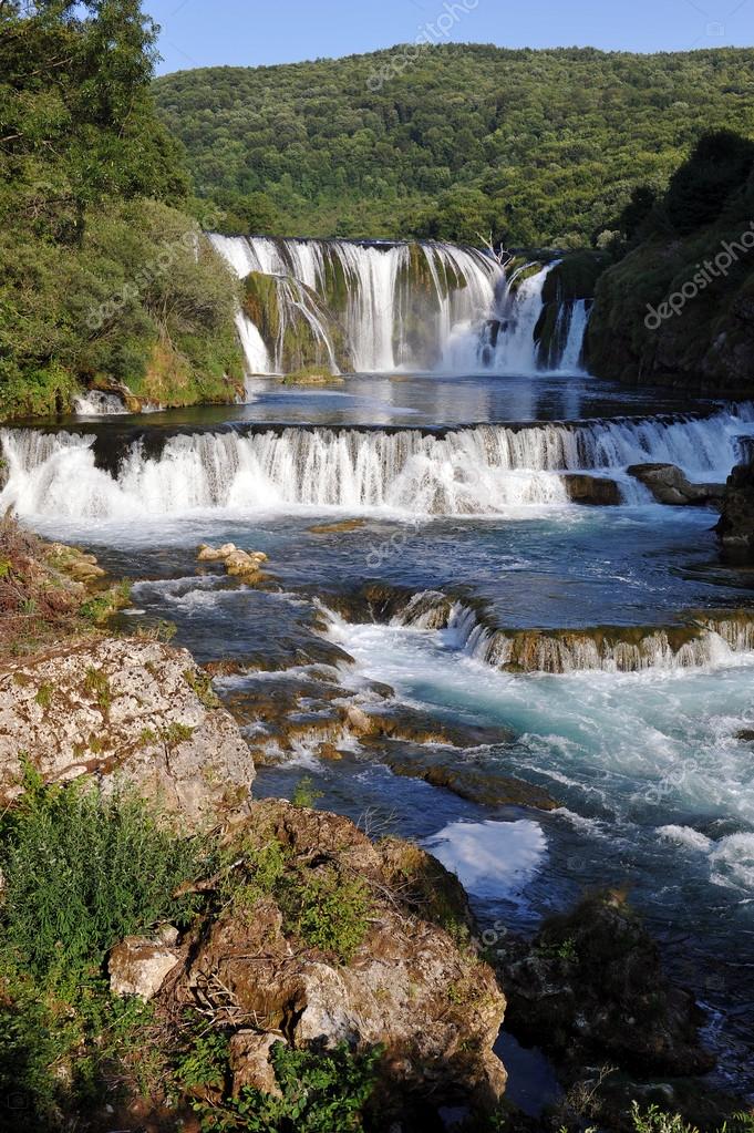 Waterfalls Strbacki buk — Stock Photo © yakub88 #107212110