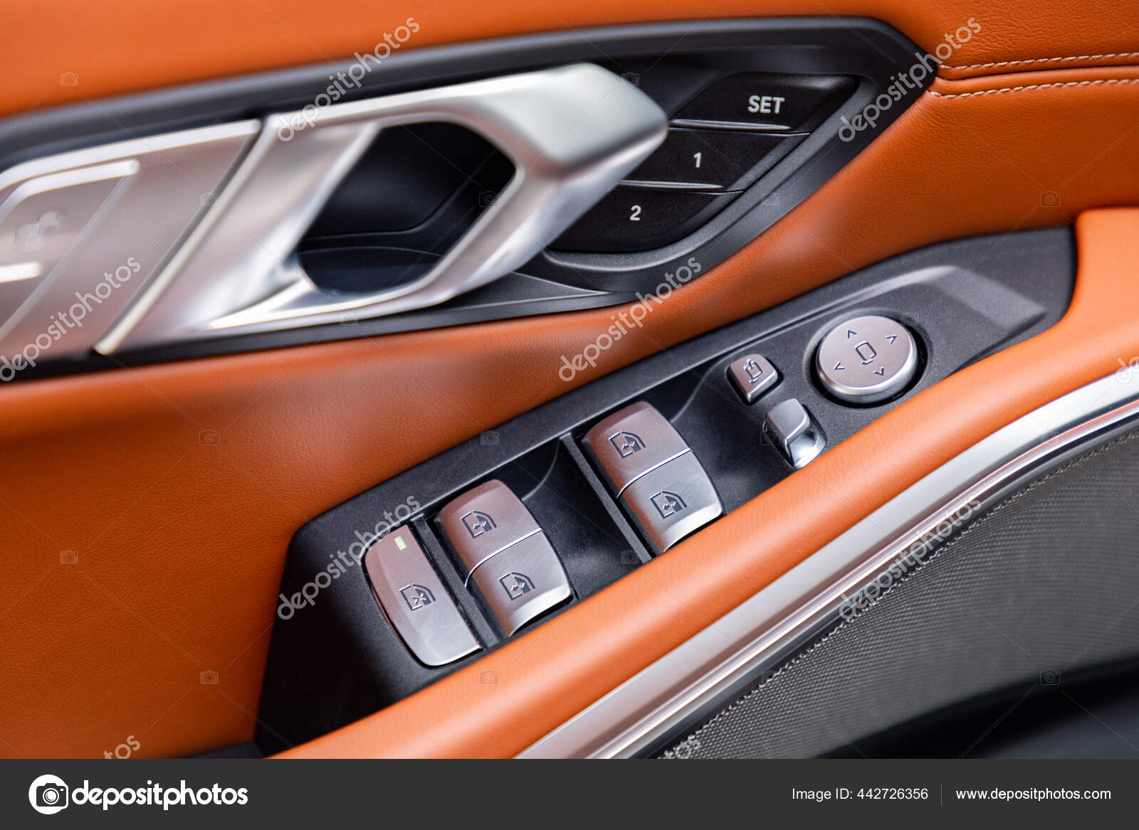 Windows Mirror Controller Interior Car — Stock Photo © yakub88 #442726356