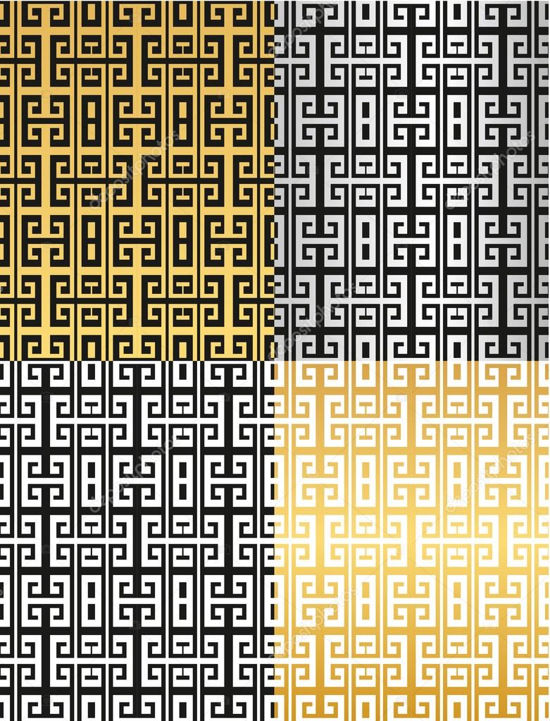 Greek key pattern background. vintage greek seamless pattern bac Stock ...