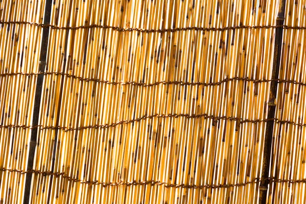 Bamboo screen made with small bamboo sticks - Stock Image - Everypixel