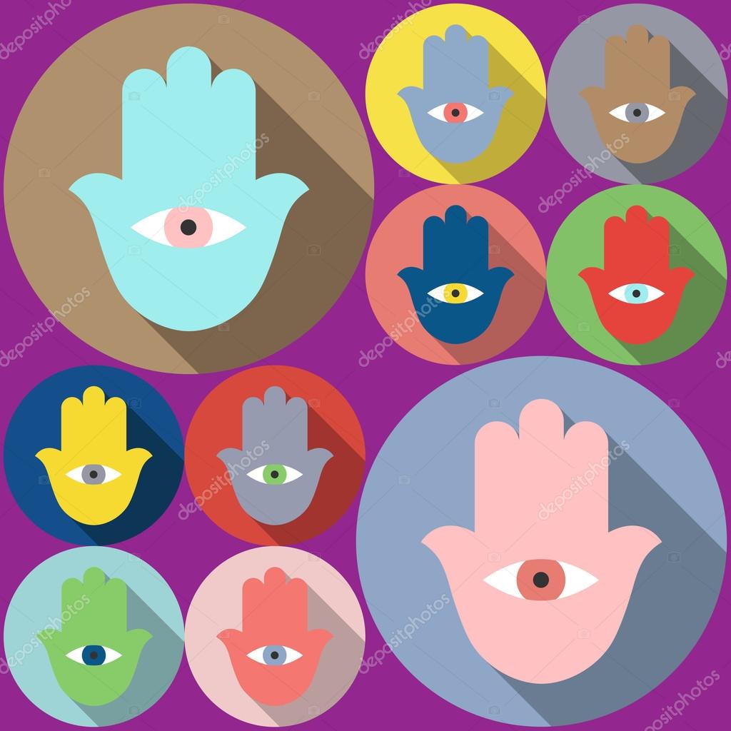 Evil Eye Hand Symbol