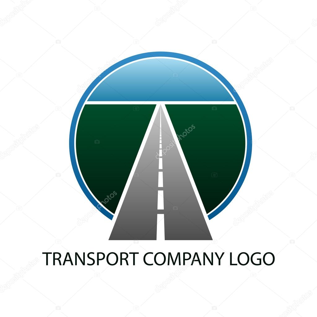 Logo firmy transportowej — Grafika wektorowa ...