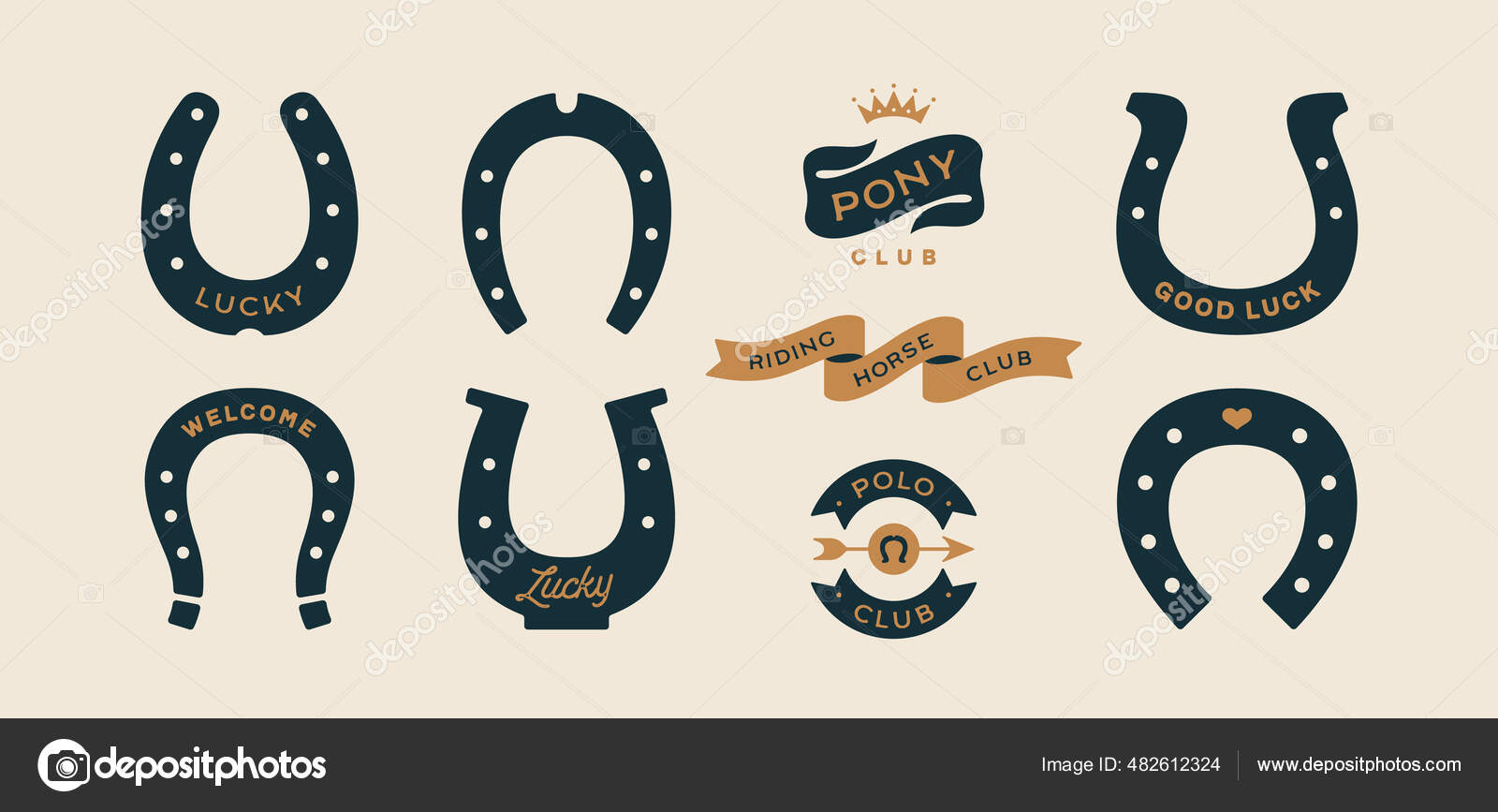 Lucky Horseshoe Clip Art