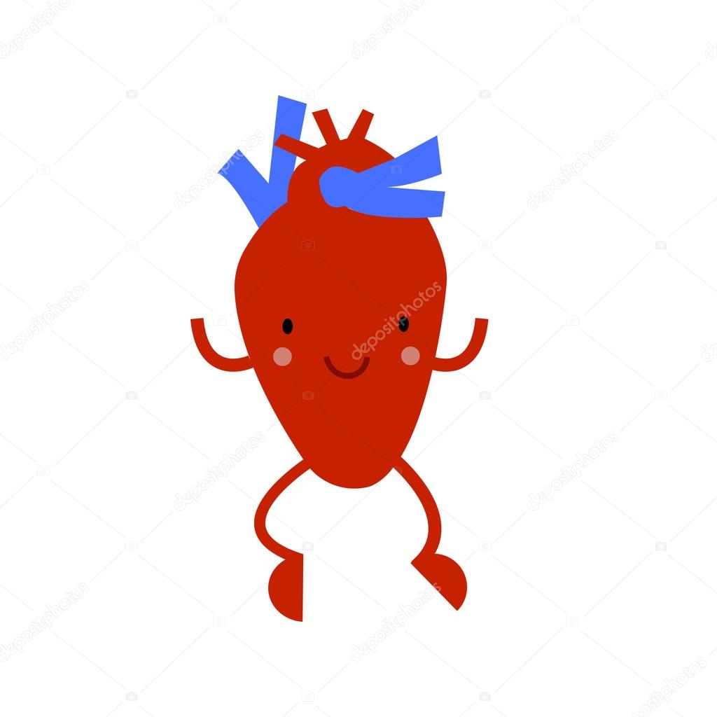 Cartoon heart character Stock Vector Image by ©AnnaIsaeva #123362104