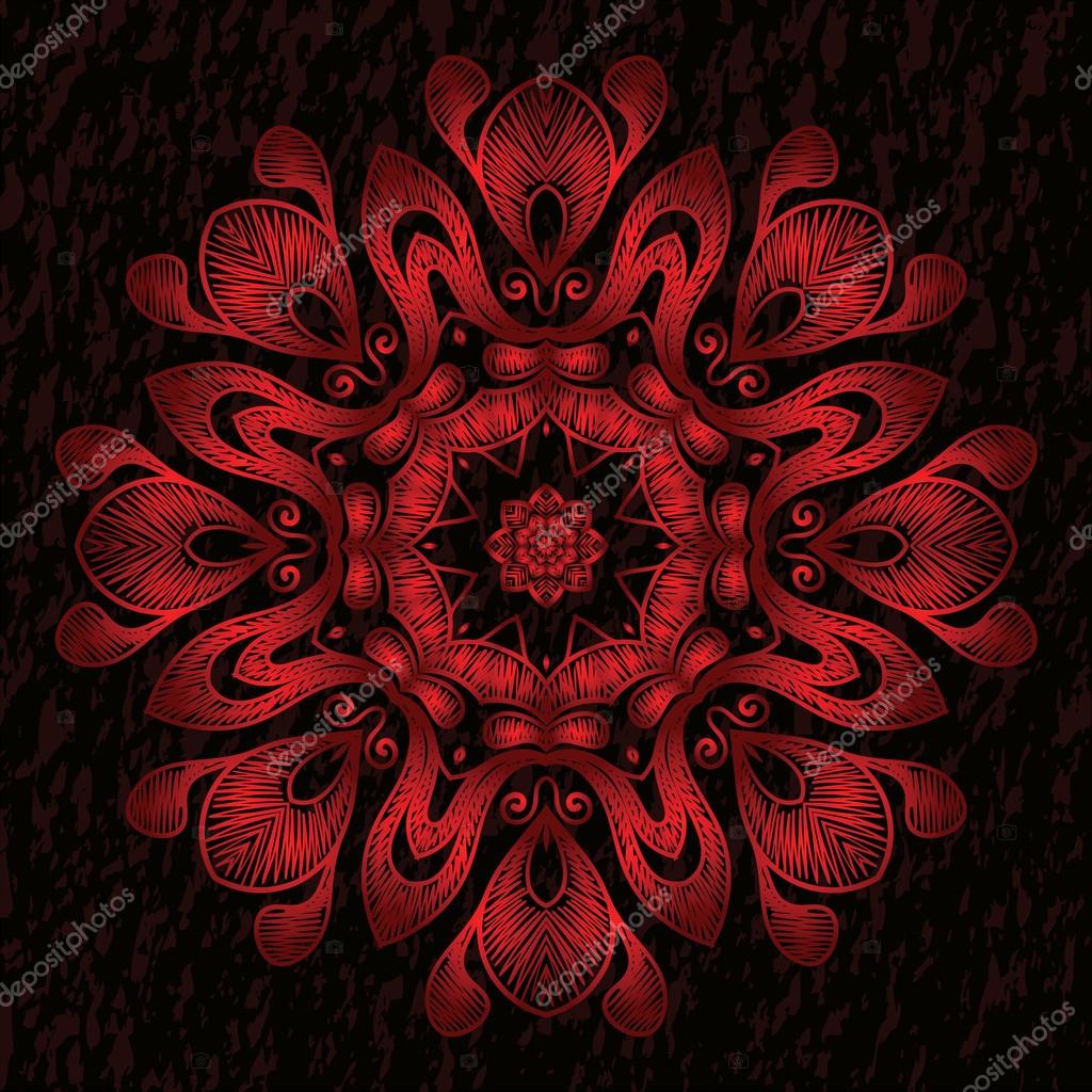 Red And Black Gothic Background