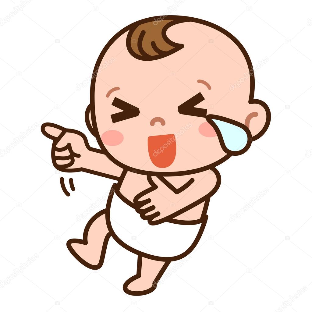 Laughing cute baby Stock Vector Image by ©ankomando #107757946