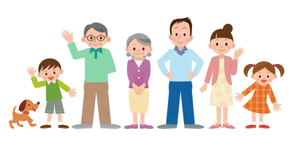 Asian Family Members Clip Art