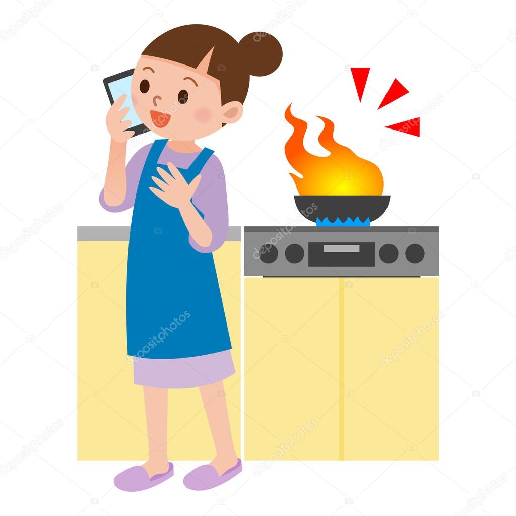 Fire Cooking Oven Clip Art