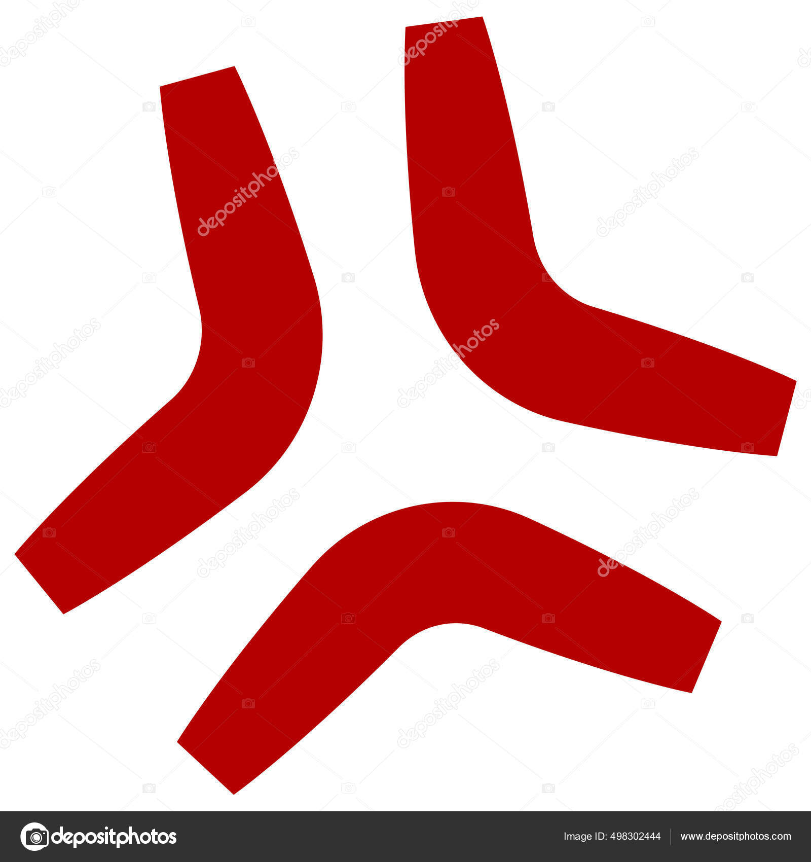 Simple Illustration Anger Sign Stock Vector by ©ankomando 498302444