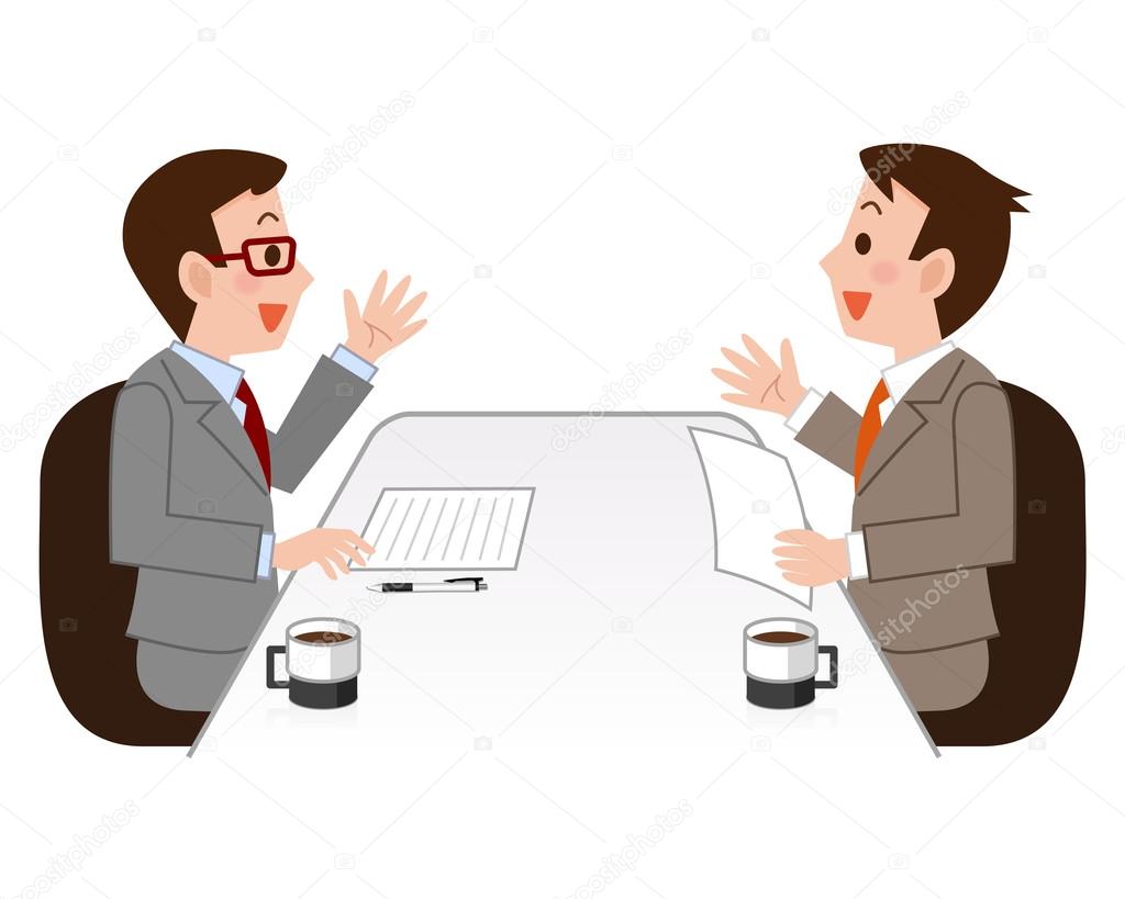 Ilustraciones a la negociación — Archivo Imágenes Vectoriales ...