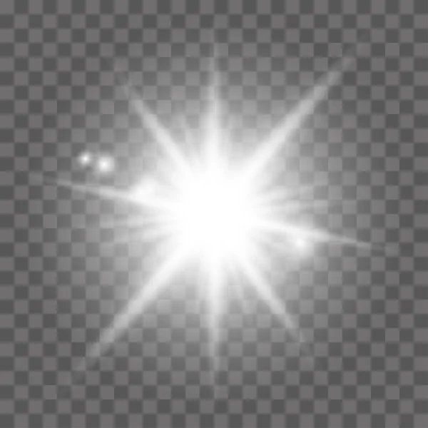 White light effect, sun rays - Stock Image - Everypixel