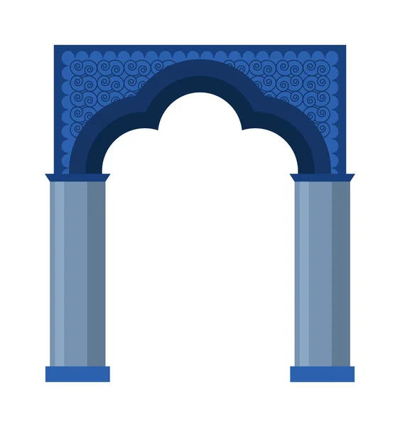 Temple Arch Design Vector