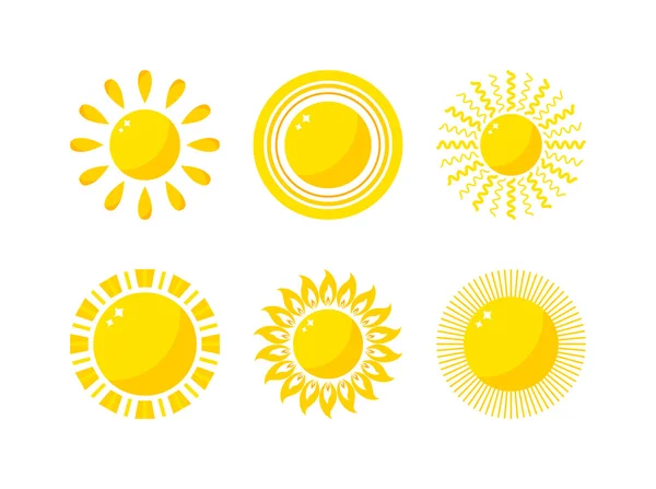 Vector sun icon isolated - Stock Image - Everypixel