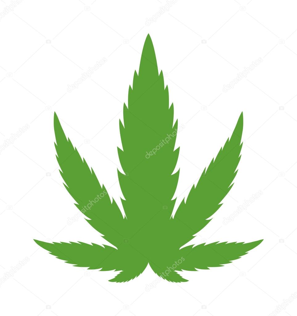 Weed Leaf Vector